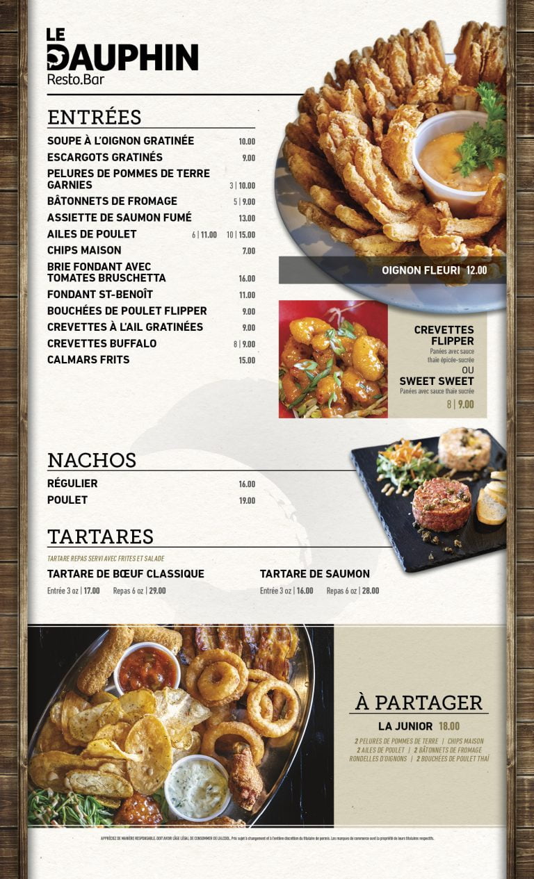 Menu Complet - Le Dauphin